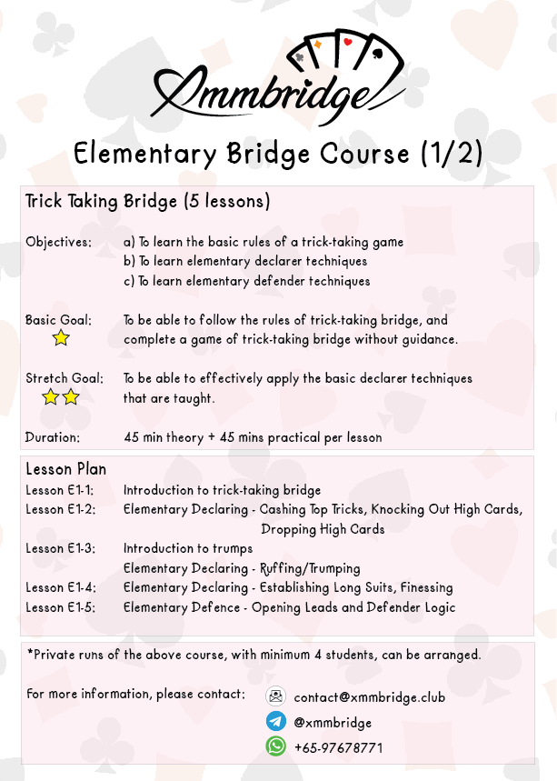 Trick Taking Bridge (Feb-Mar 2024)